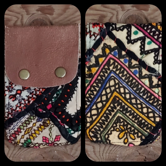 Free People | Bags | Free People Boho Embroidered Repurposed Vtg ...